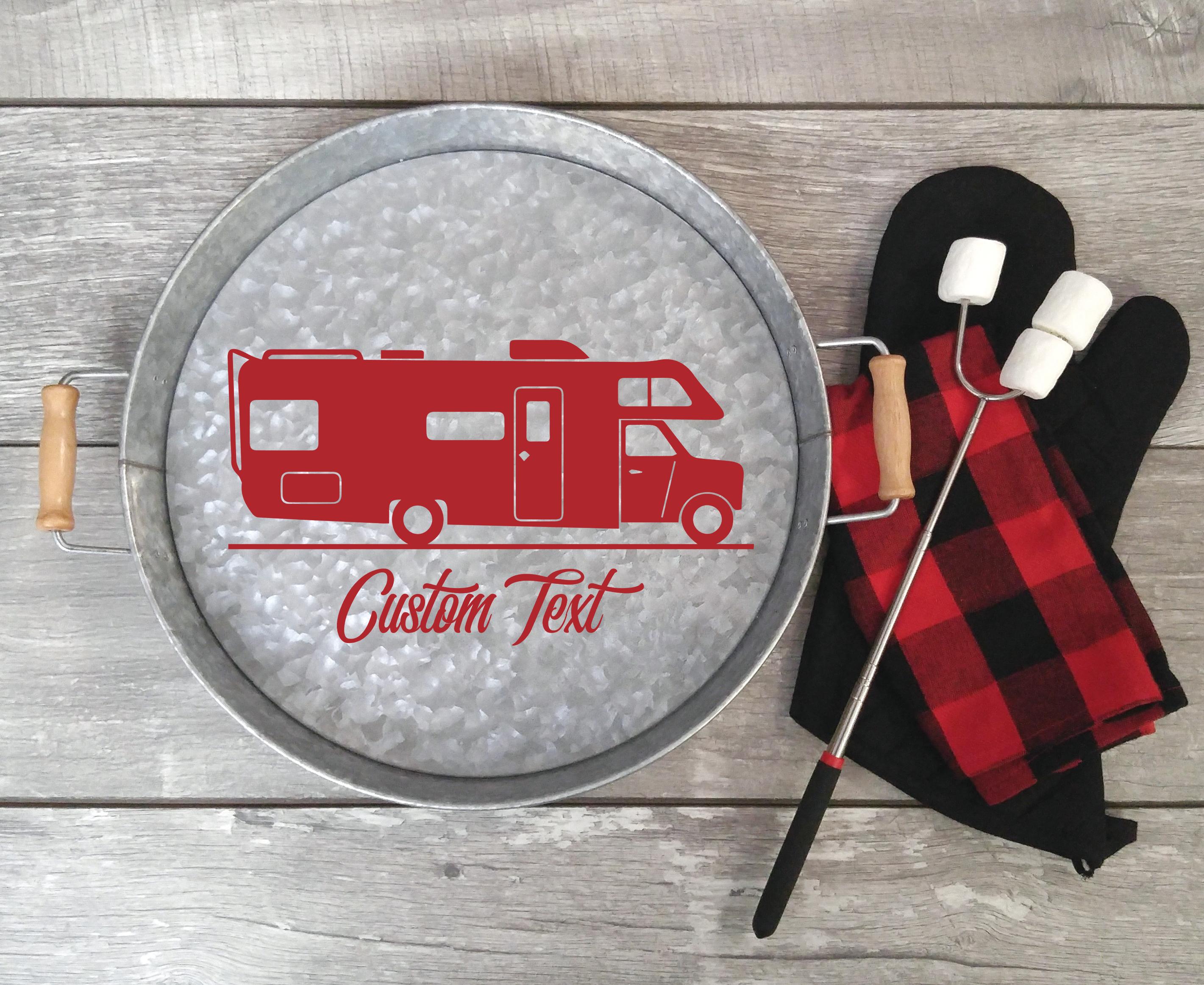 Custom Class C Motorhome Decal, Personalized RV Vinyl Sticker, Compact ...