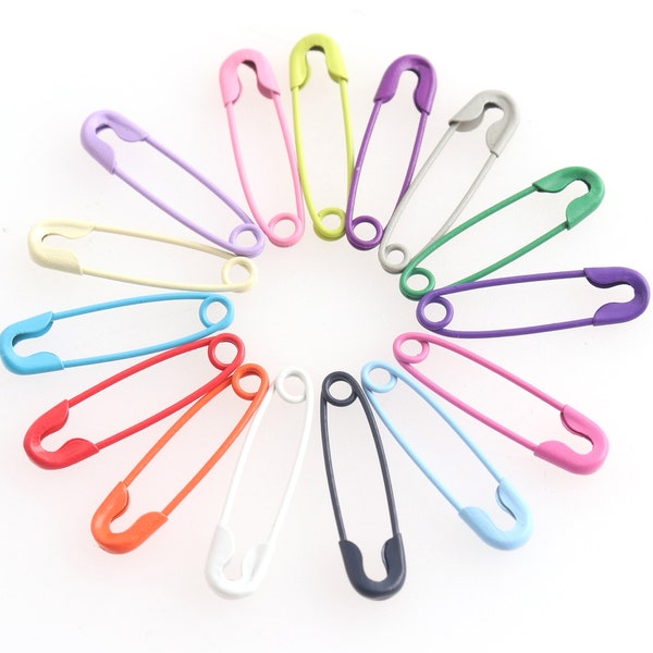 Colored Safety Pins - Etsy