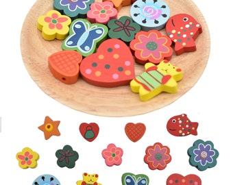 Wooden Lacing Shapes - Etsy