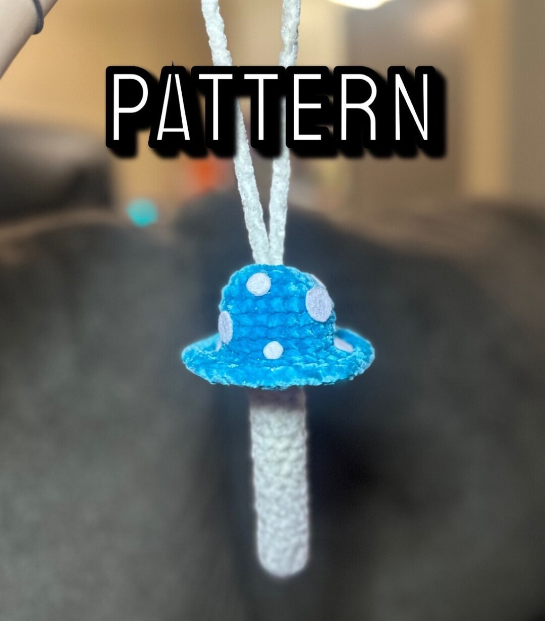 Crochet Mushroom Vape Pen Holder/necklace - DIGITAL PATTERN - Etsy