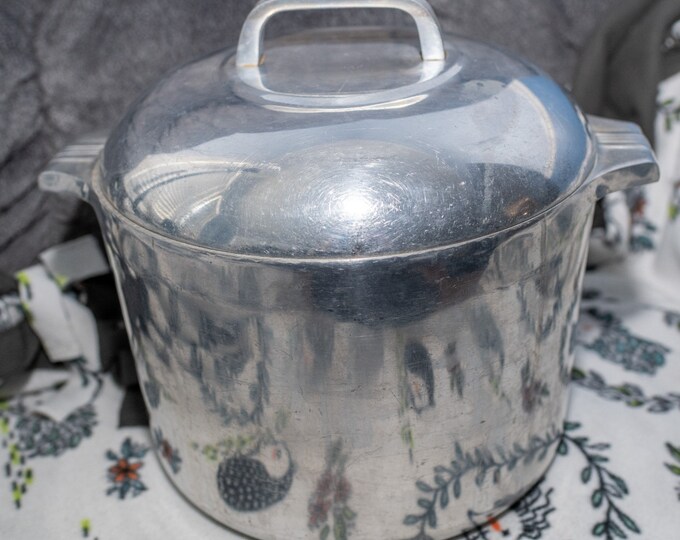Vintage Wagner Ware Magnalite 4738M 8 Quart Stock Pot - Etsy