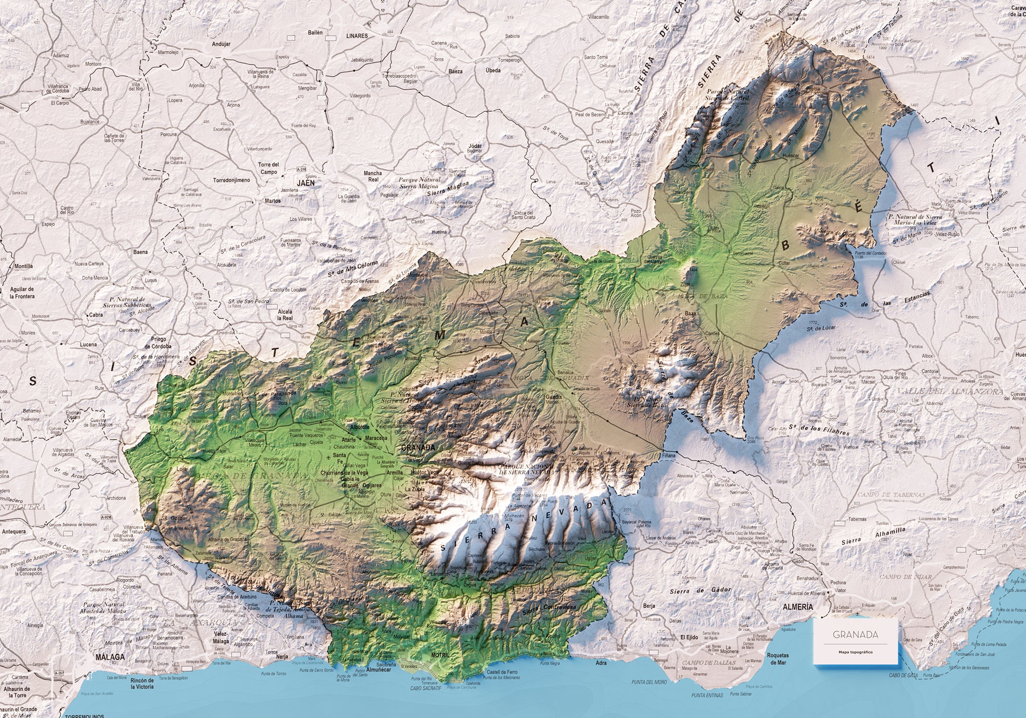 Mapa De Granada California Hotel California Spain Map