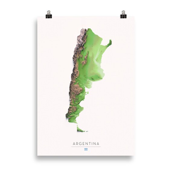 Argentina Topographic Map