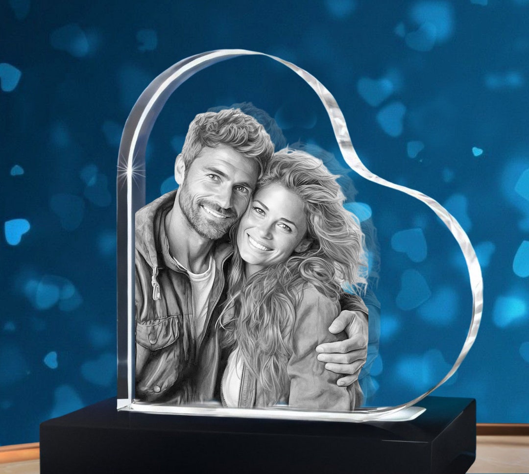 Personalised Anniversary 3D Laying Heart Gift - Let Us Capture Your ...