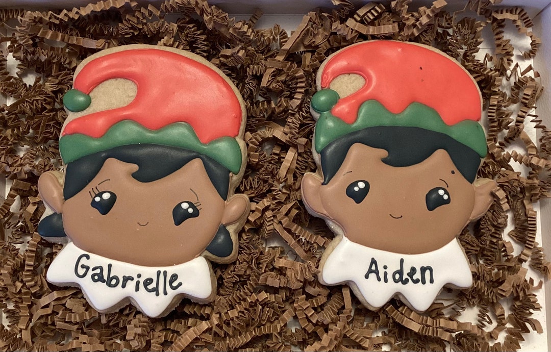 Personalized Elf Cookies - Etsy