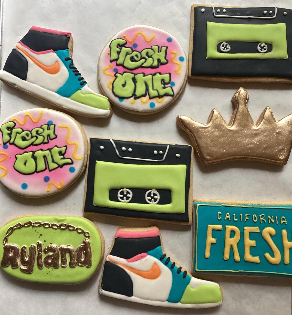 Customizable Fresh Prince Inspired Cookies/first Birthday Cookies - Etsy