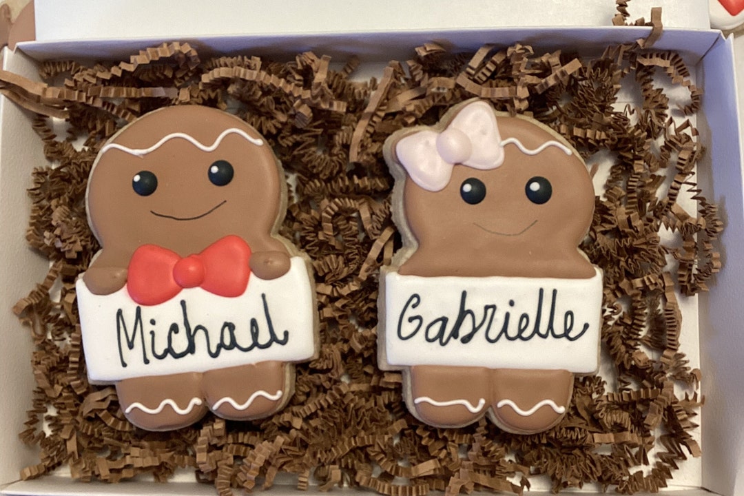 Personalized Christmas Cookies - Etsy