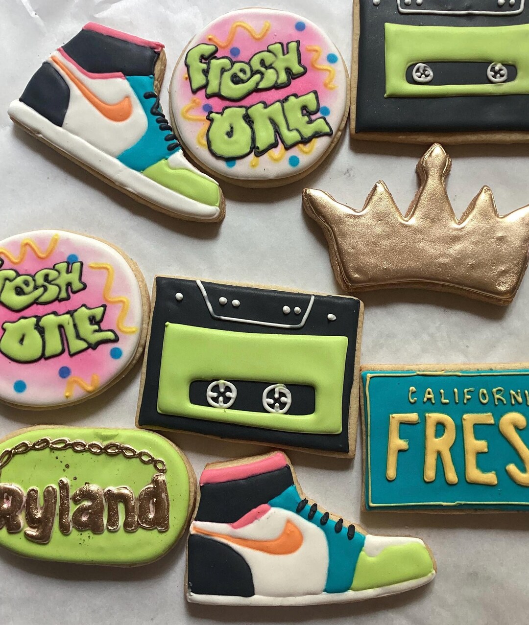 Customizable Fresh Prince Inspired Cookies/first Birthday Cookies - Etsy