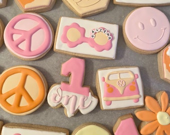 Custom Groovy Cookies - Etsy