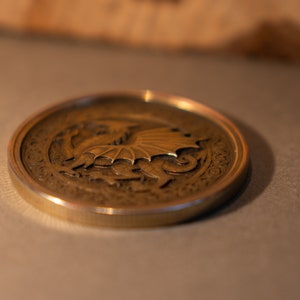 Engraved Welsh Dragon Challenge Coin A Celtic Gift Personalized ...