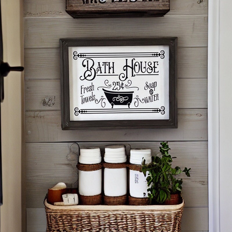 Farmhouse Decor Bathroom - Etsy