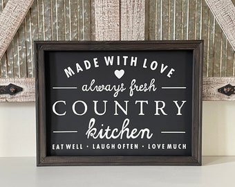 Country Kitchen Sign | Etsy