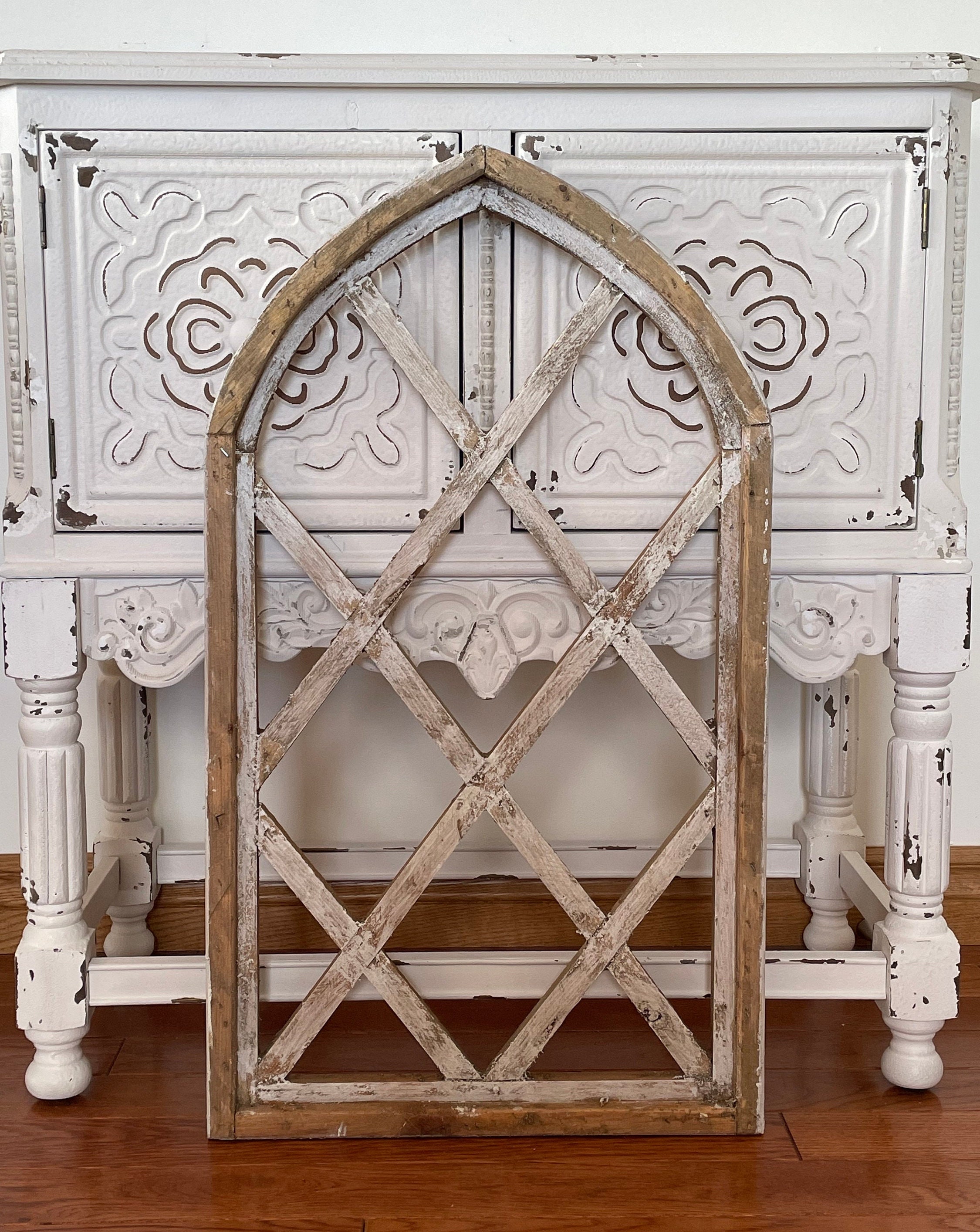 Rustic Farmhouse French Country Cathedral Arch Wood Wall Decor - Etsy