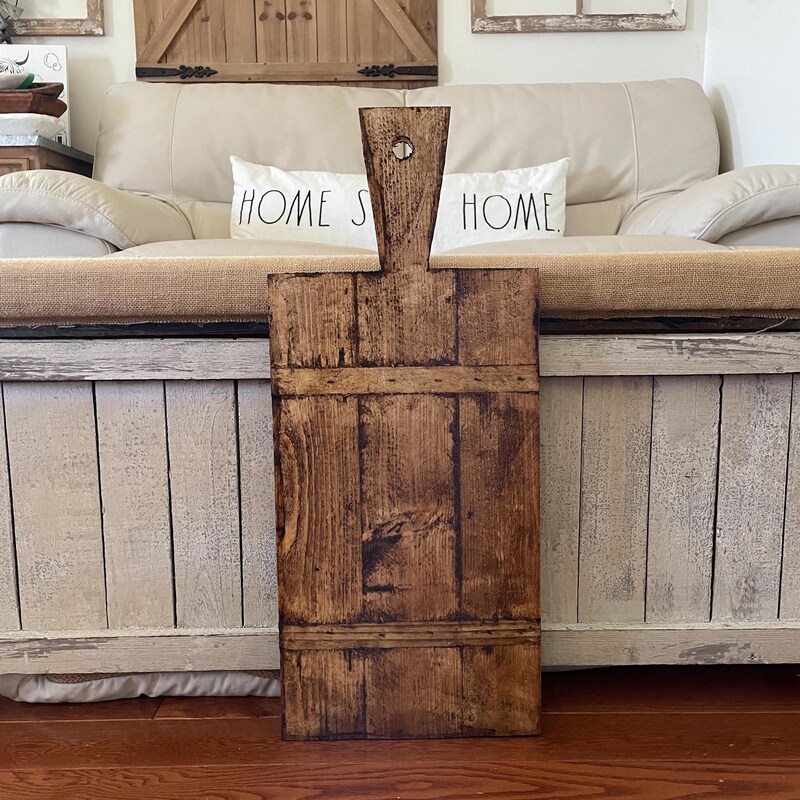 Rustic Cutting Board - Etsy