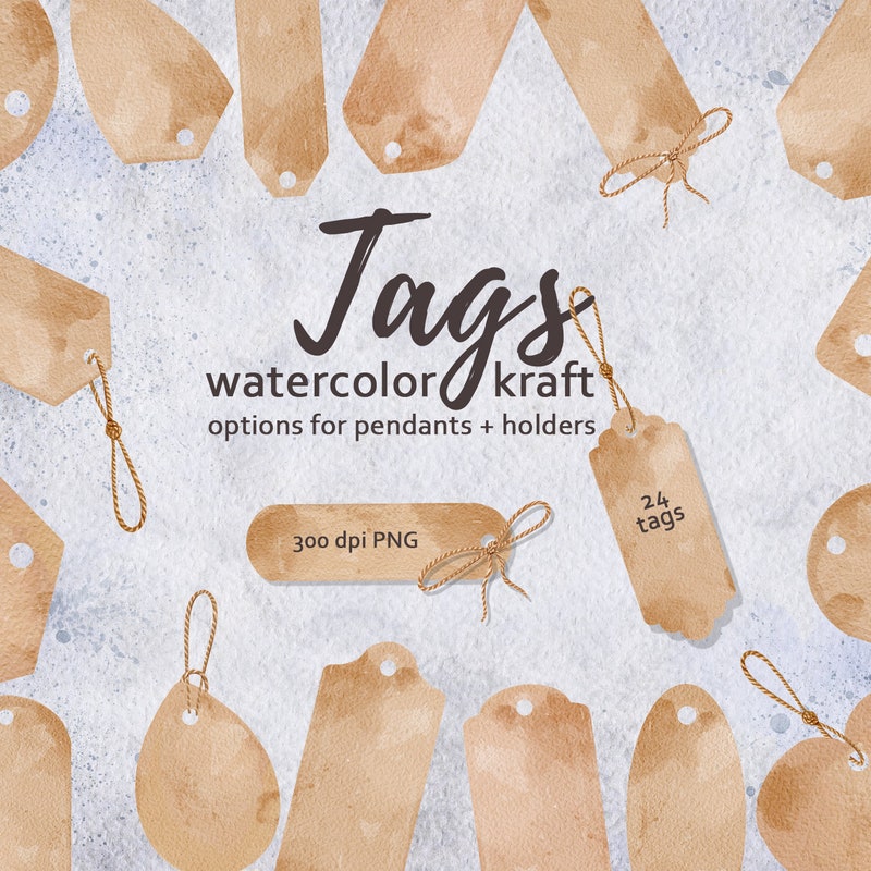 Brown Kraft Tags - Etsy