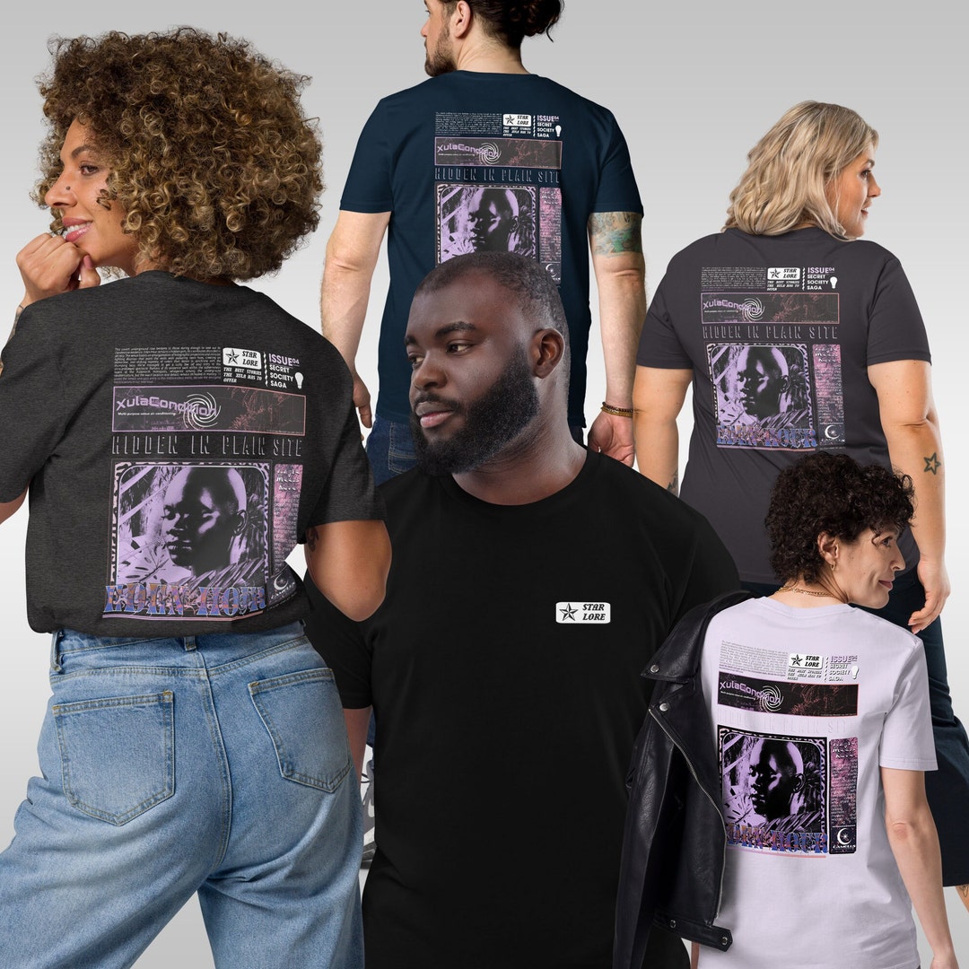 Retro Vaporwave Unisex Graphic Design 100% Organic Cotton Tshirt ...