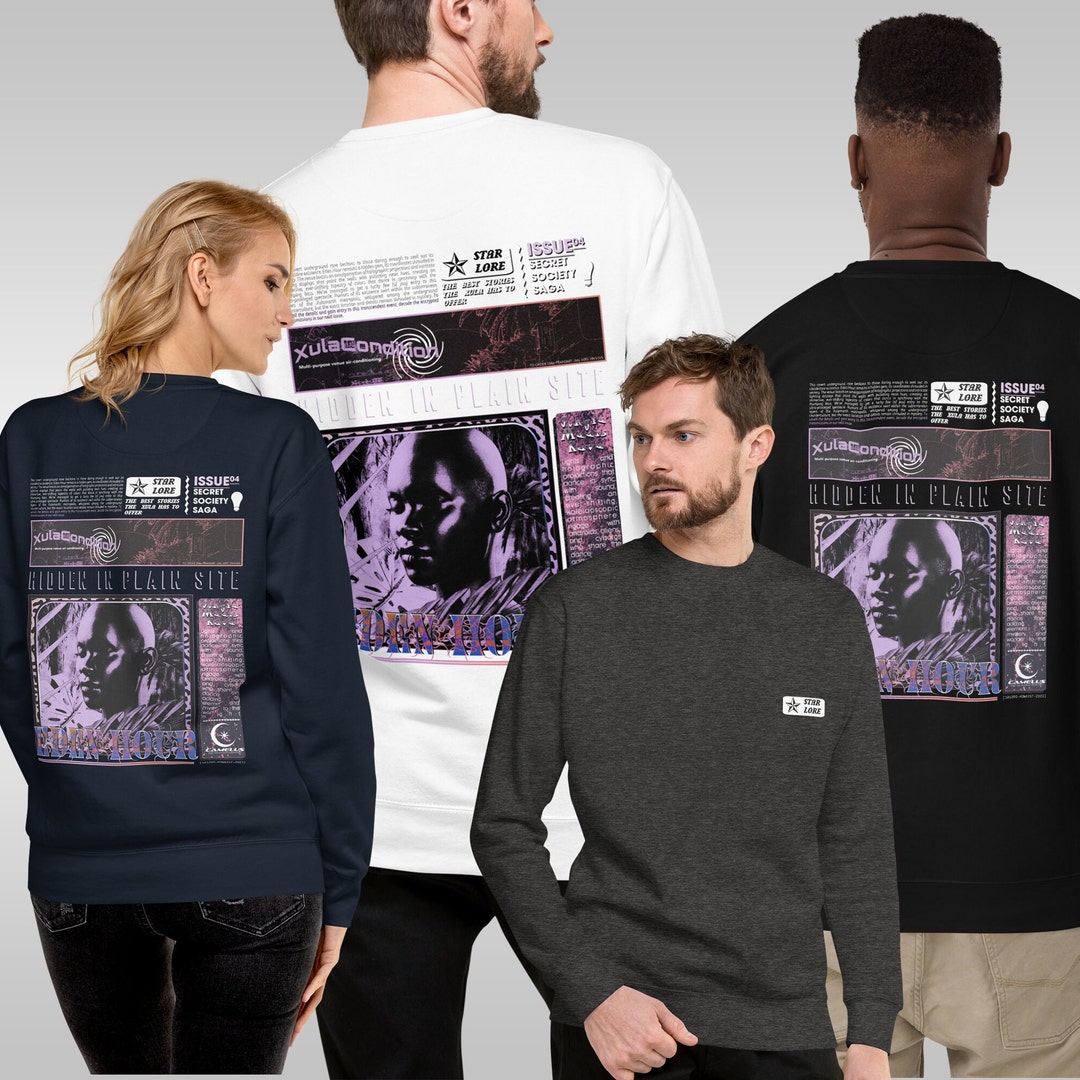Retro Vaporwave Unisex Graphic Design Sweatshirt, Fictional Synthwave ...