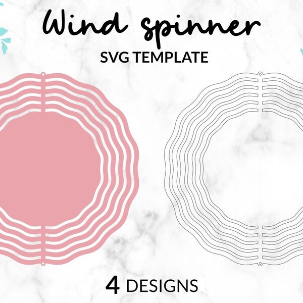 Wind Spinner Template - Etsy