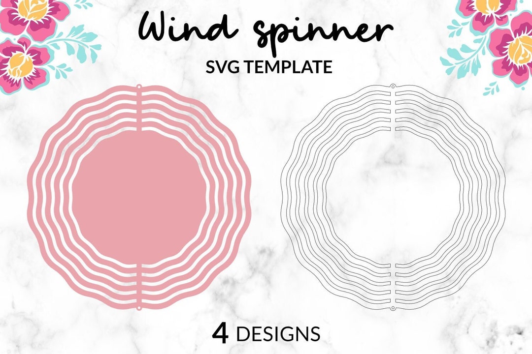 Wind Spinner Template SVG. Sublimation PNG Digital Download - Etsy