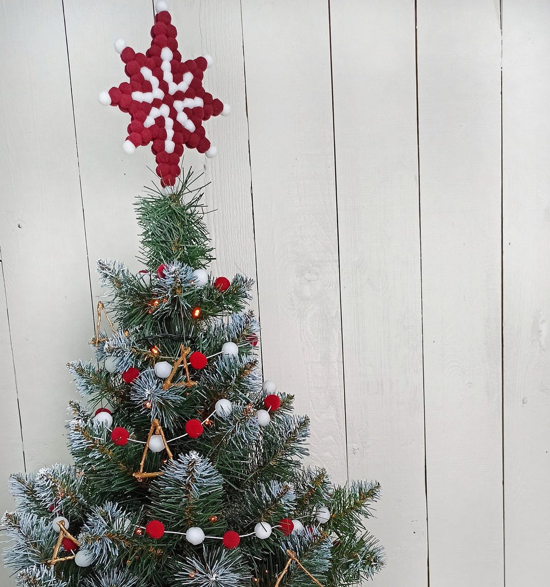 Star of David Christmas Tree Topper Christmas Tree Star Skandinavian ...