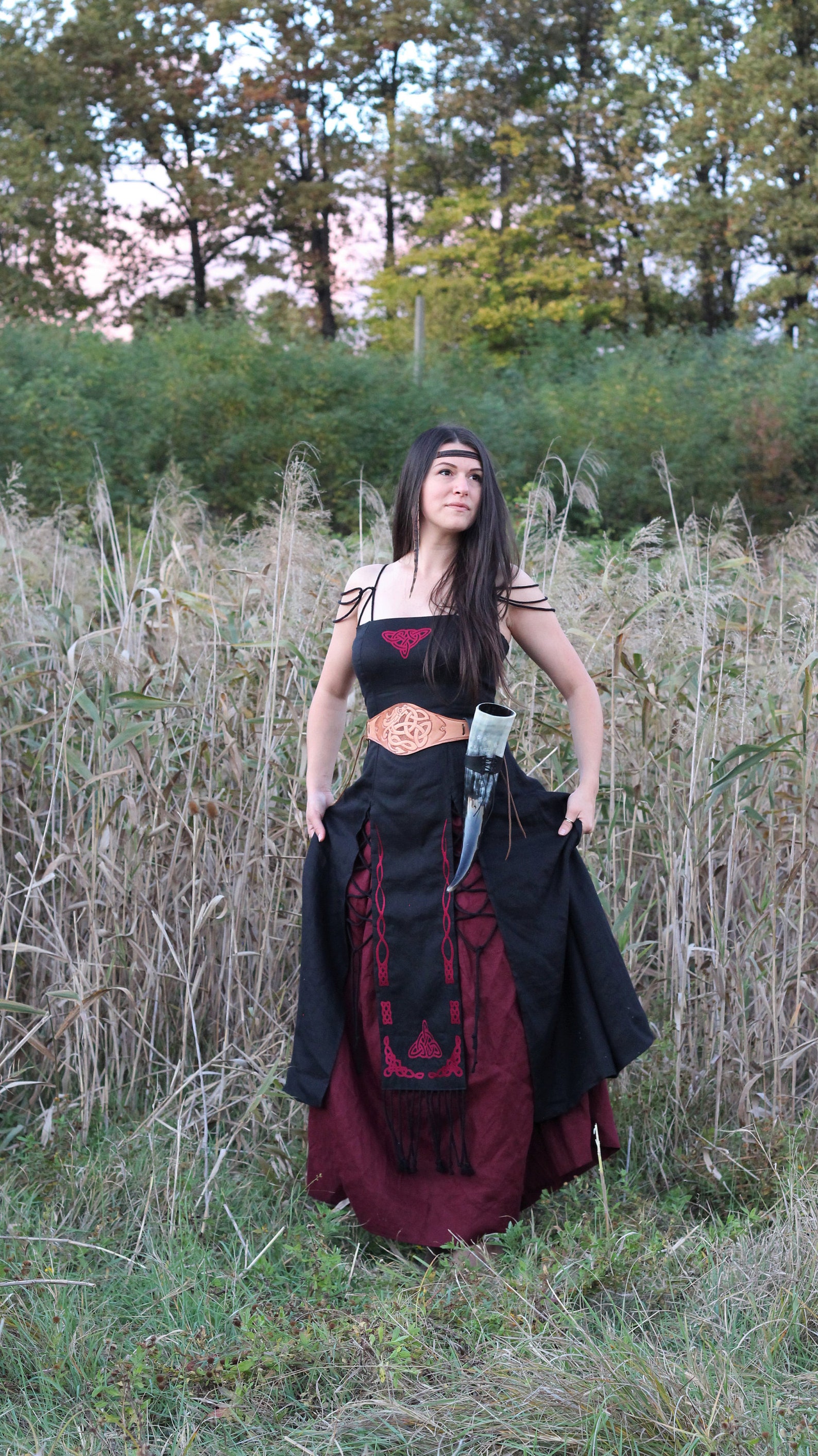 Celtic Dress Viking Wedding Dress Goth Clothing - Etsy