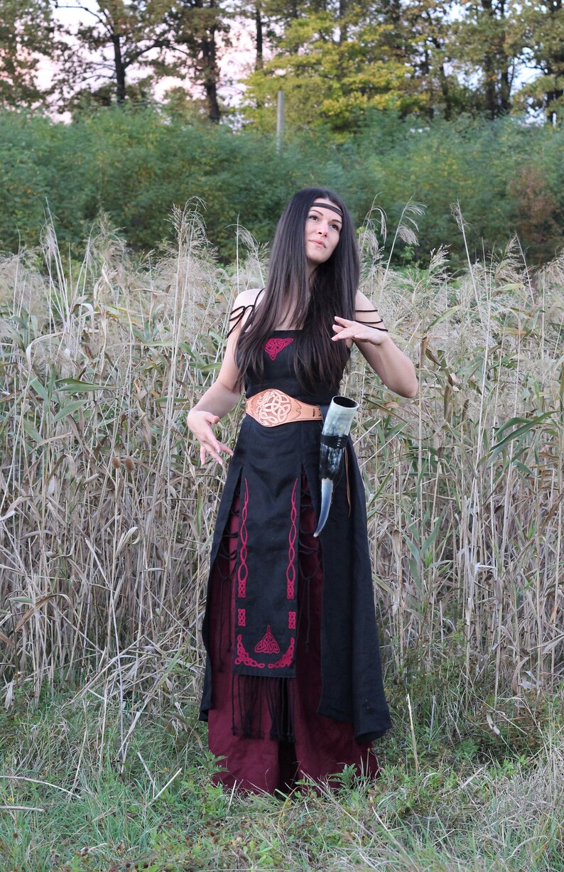 Celtic Dress Viking Wedding Dress Goth Clothing - Etsy