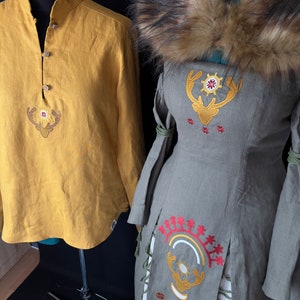 TYR Viking Clothing, Pagan Dress, Viking Wedding, 100% Linen, Norse ...