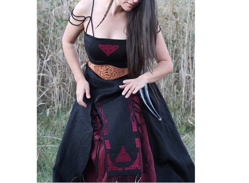 Celtic Dress Viking Wedding Dress Goth Clothing - Etsy
