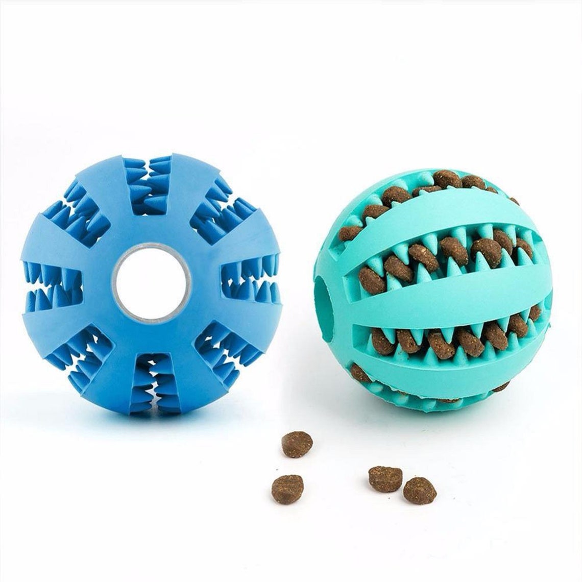 Dog Chew Toy Ball – Treat Dispensing Interactive Pet Toy for Puppies ...