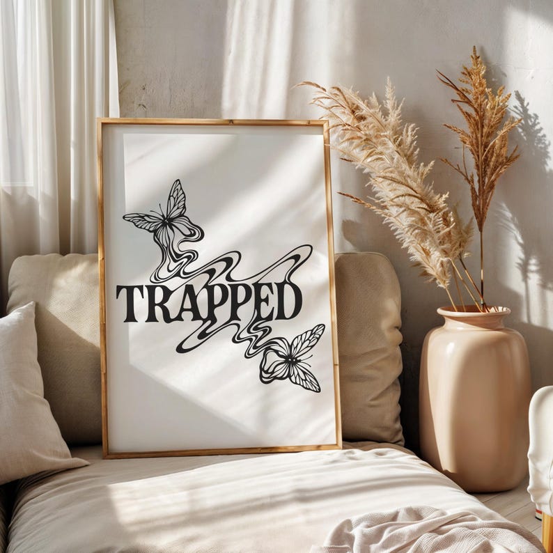 Trapped Butterflies Svg, Svg Files for Cricut, Svg Digital, Tshirt Png ...