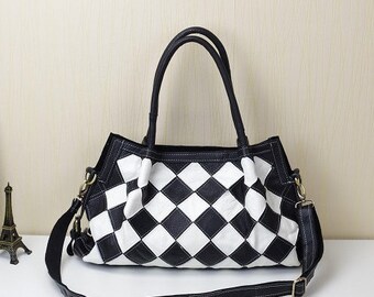 Color Block Handbag | Etsy