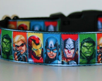 Superhero Dog Collar - Etsy UK