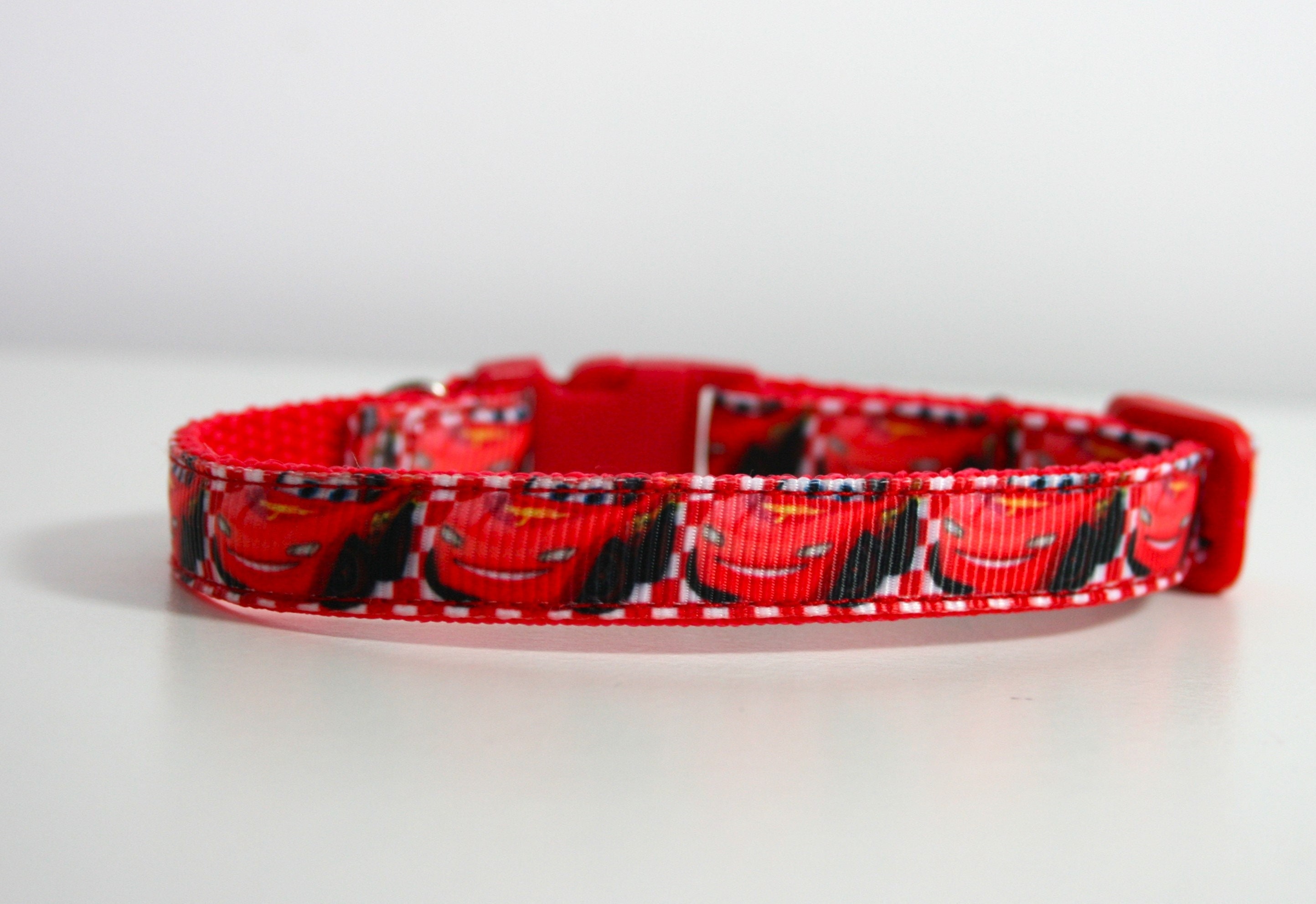 Breakaway Cars Lightning Mcqueen Cat Kitten Puppy Safety 3/8" Collar ...