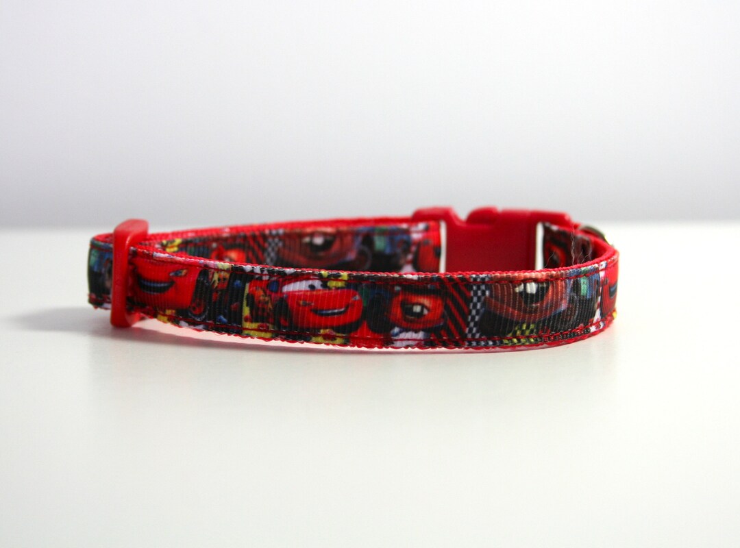 Breakaway Cars Lightning Mcqueen Cat Kitten Puppy Safety 3/8" Collar ...