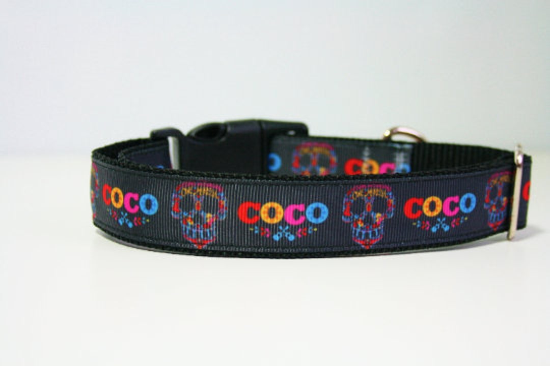 Coco Disney Dog Collar or Matching Lead Leash Seat Belt - Etsy