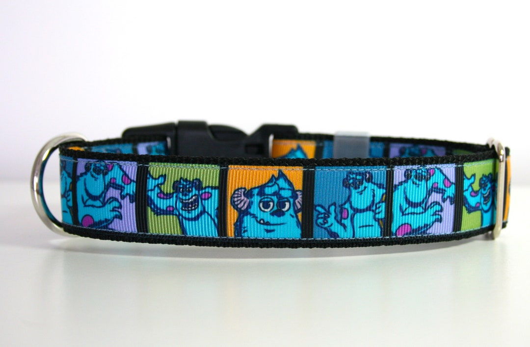 Sulley Monsters Inc Disney Dog Collar or Matching Lead Leash Seat Belt ...