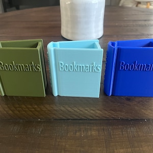 Book Shaped Bookmark Holders - Bundles Available - 3D Printed - Bookish ...