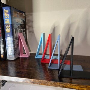 Modern & Simple Bookend - 3D Printed - Bookish Gift - Etsy