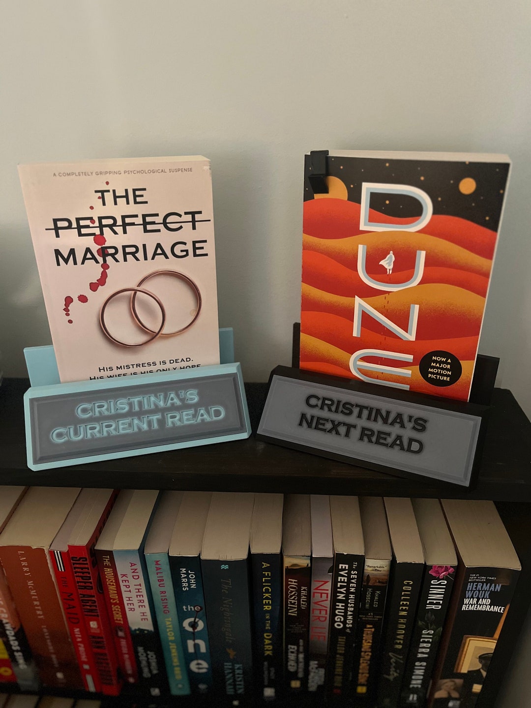 Book Display Stand Custom Personalization & Adjustable 3D Printed - Etsy