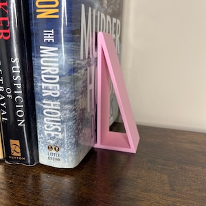 Modern & Simple Bookend - 3D Printed - Bookish Gift - Etsy
