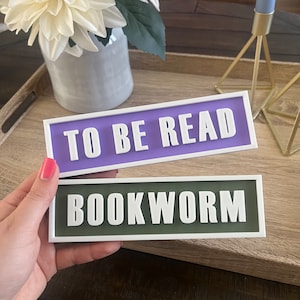 Bookshelf Street Sign - Bookish / Booktok Accessory - Customize and ...