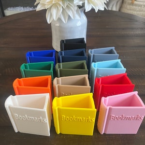 Book Shaped Bookmark Holders Bundles Available 3D Printed Bookish ...