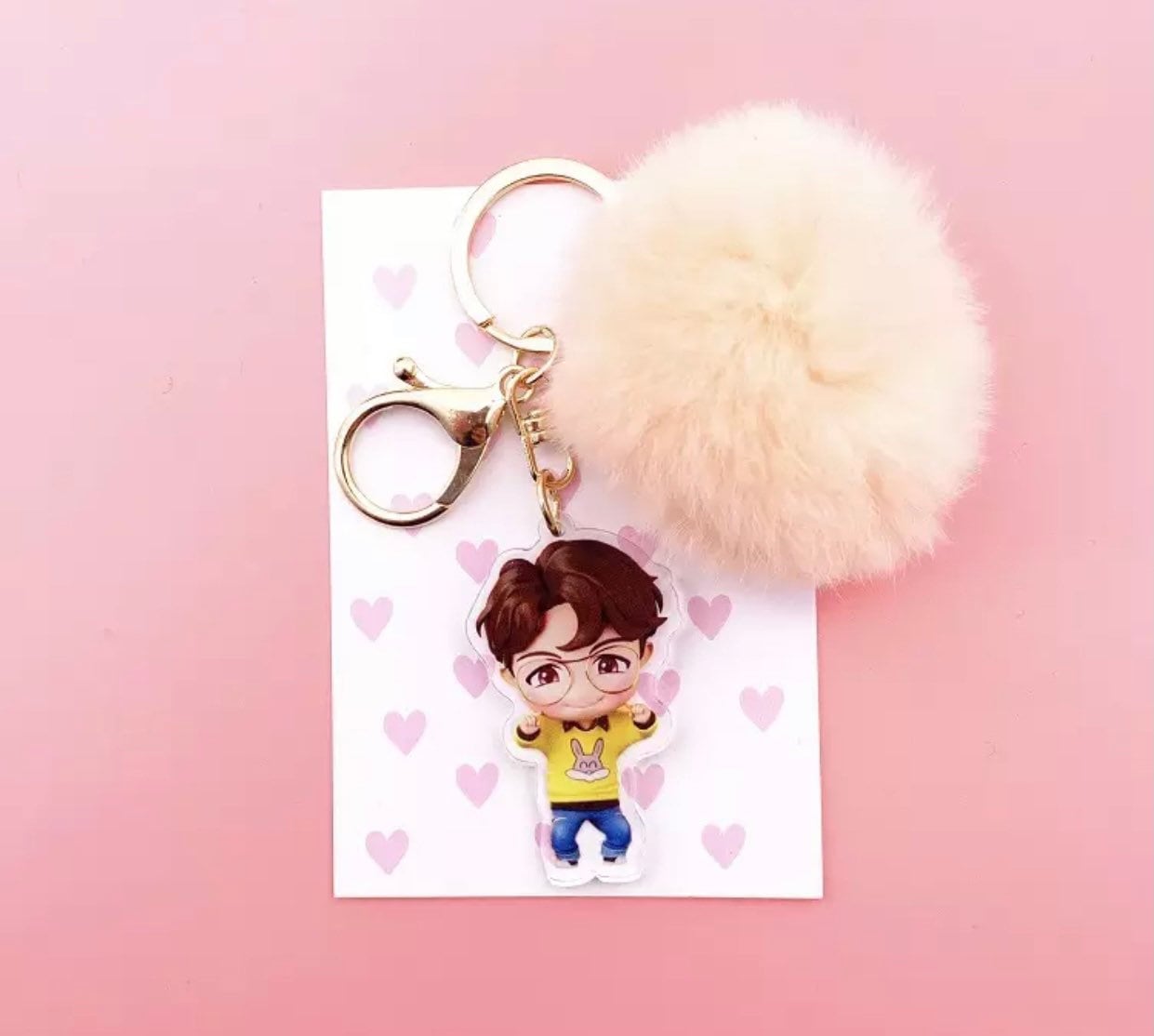 Bangtan Boys Tiny Tan Keychain - Etsy UK