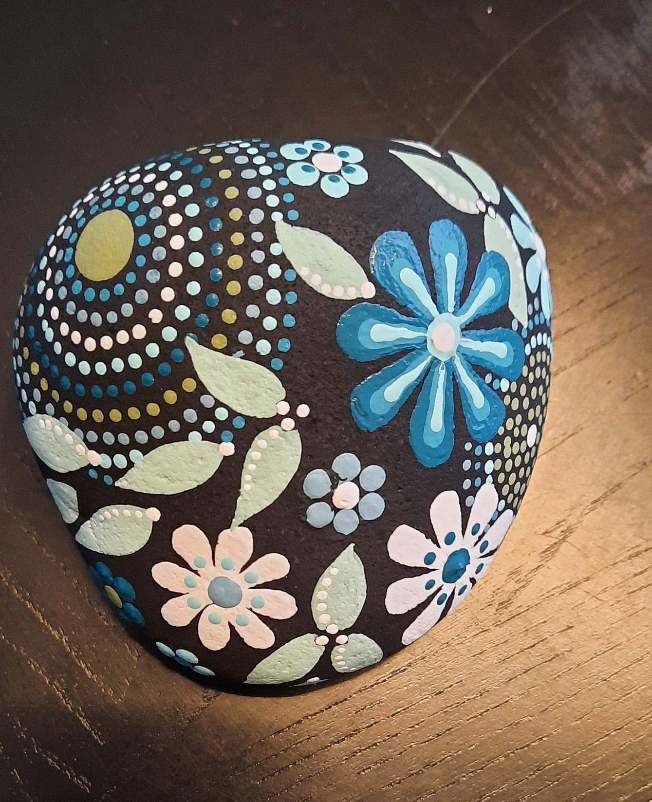 1 Hand Painted Rock - Etsy