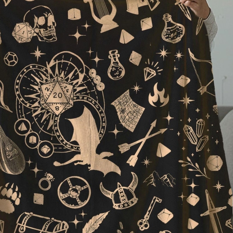 Dnd Soft Blanket - Etsy