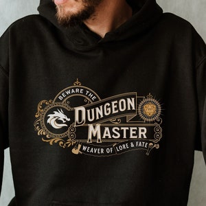 DUNGEON MASTER HOODIE, Dungeon Master Gift, Dnd Hoodie, Game Master ...