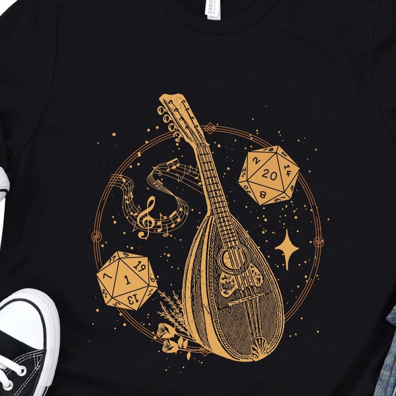 Fantasy Tshirt Bard - Etsy
