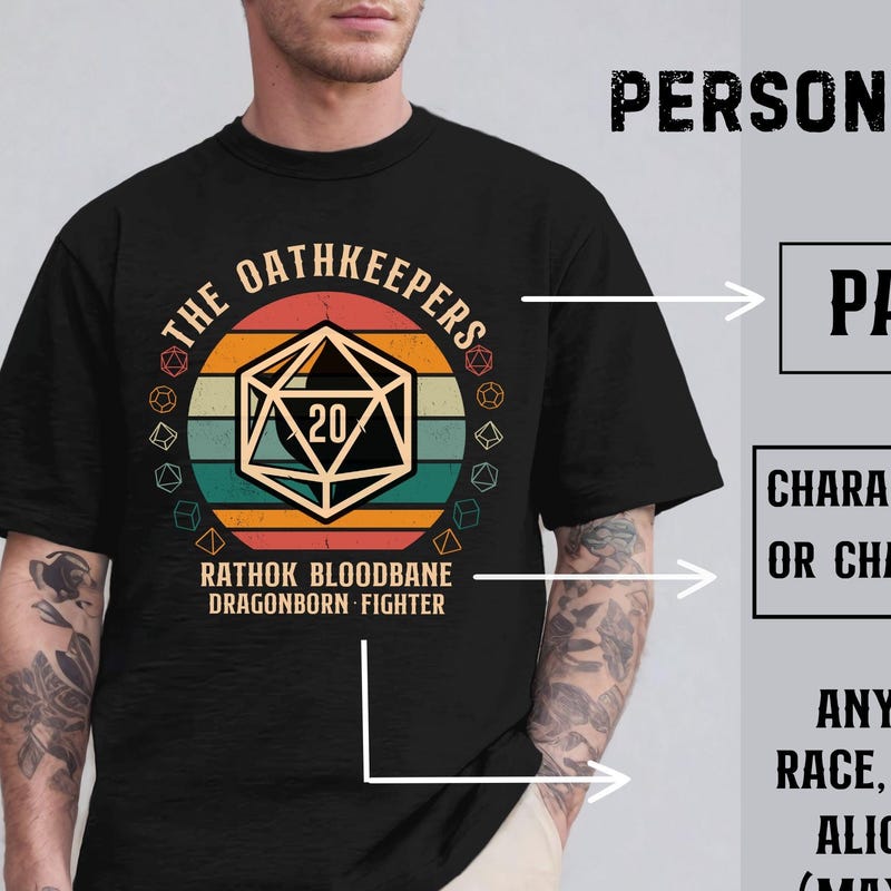 Dnd Shirt - Etsy