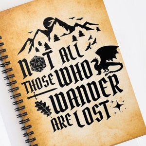 ADVENTURER DND Notebook Dnd Journal Dnd Character Journal Dnd Campaign ...