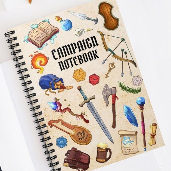 Dnd Character Journal - Etsy